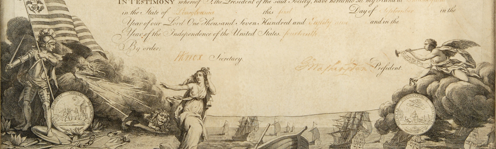 The Society of the Cincinnati Diploma - The Society of the Cincinnati